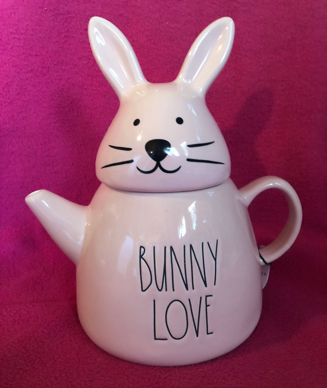 Rae Dunn Bunny Rabbit bunny Love Ceramic Teapot Sorry, No International ...