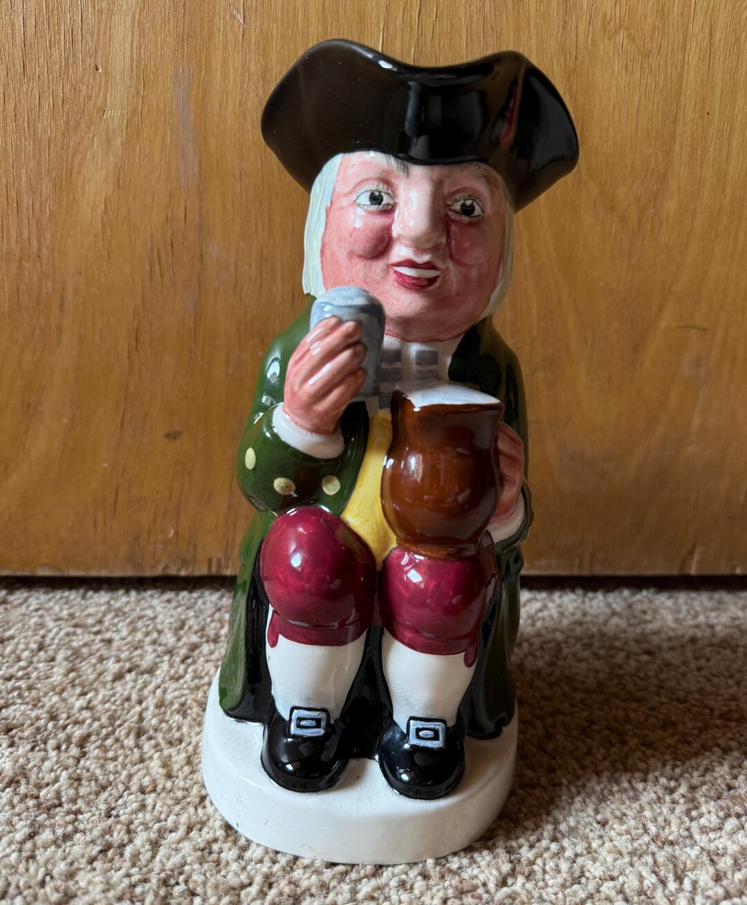 Crown Devon Fieldings Musical Toby Jug Pitcher England RARE Sorry, No ...
