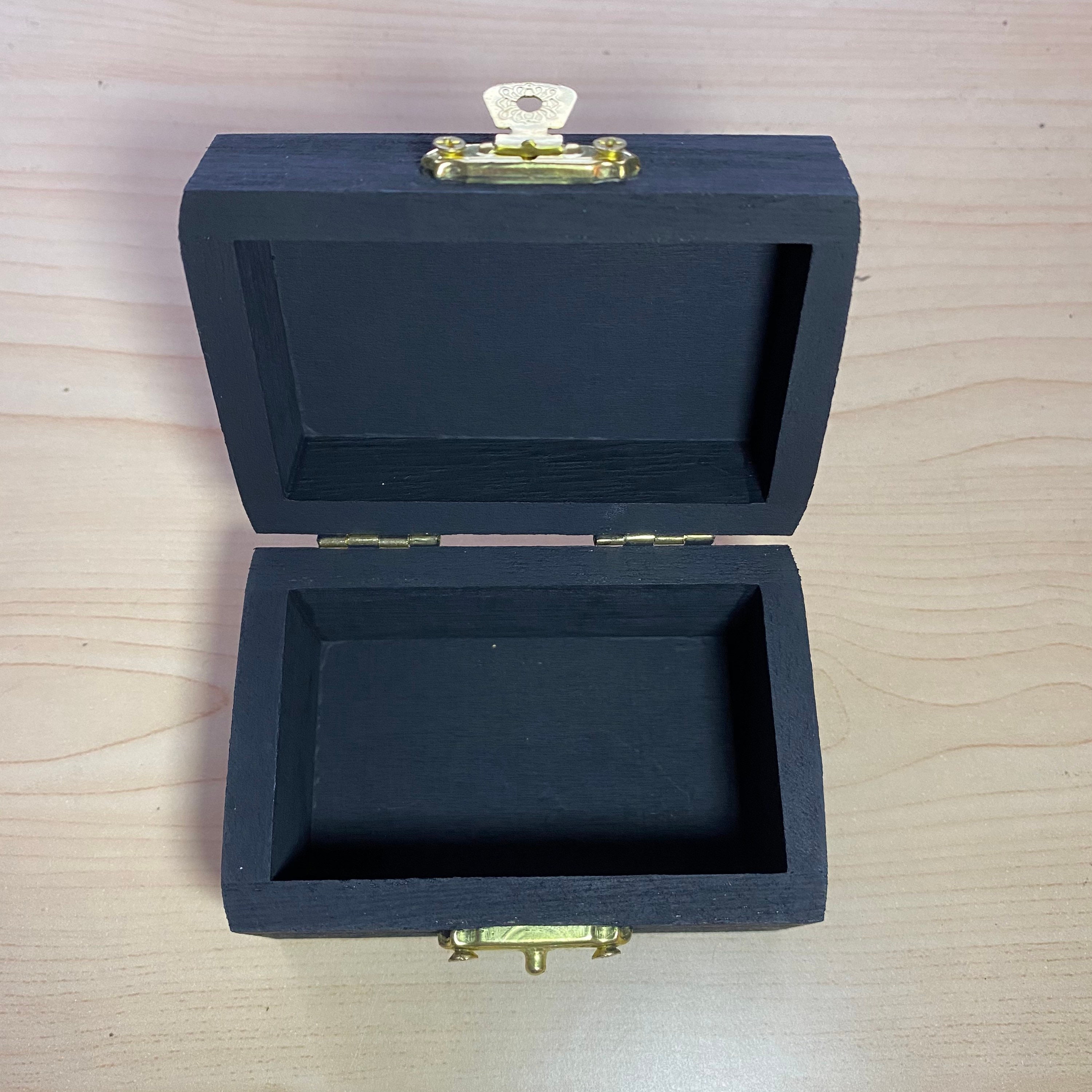 Small Hand Painted Moon Trinket Box - Etsy