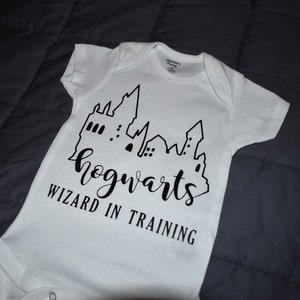 Harry Potter Hogwarts Wizard in Training Bodysuit - Etsy