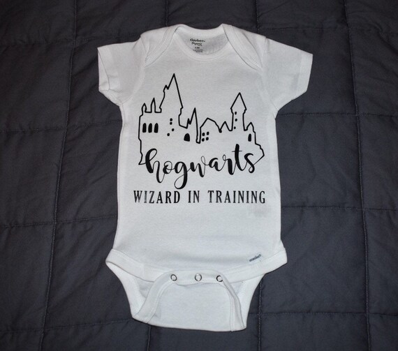 Harry Potter Hogwarts Wizard in Training Onesie - Etsy