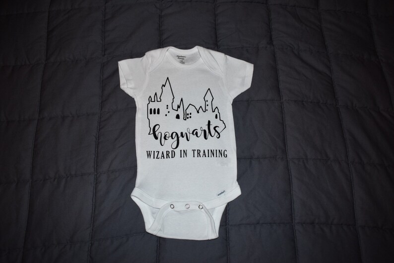 Harry Potter Hogwarts Wizard in Training Onesie - Etsy