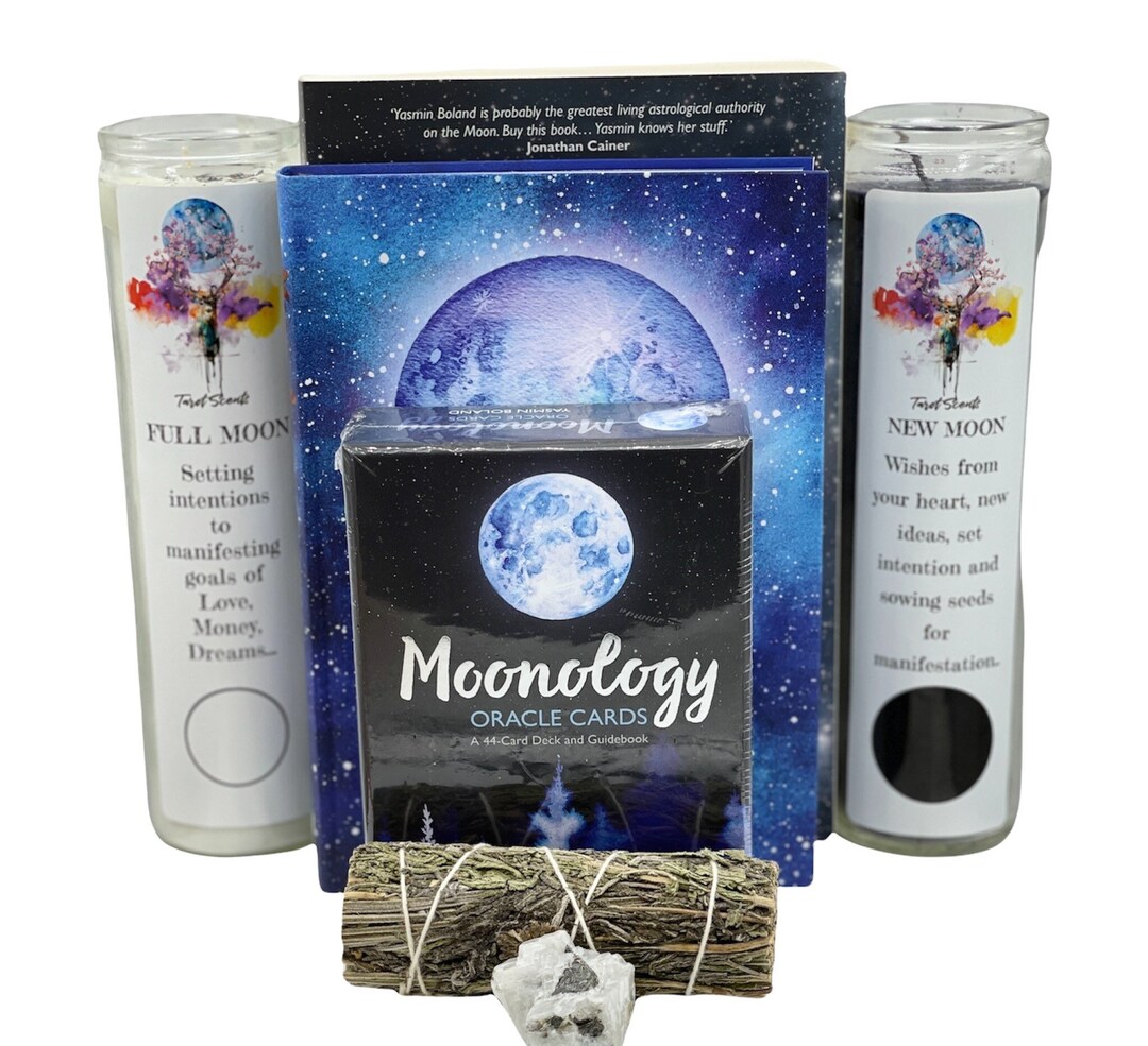 Lunar Intention Box moonology Deck Oracle Moonology Book Full Moon or ...
