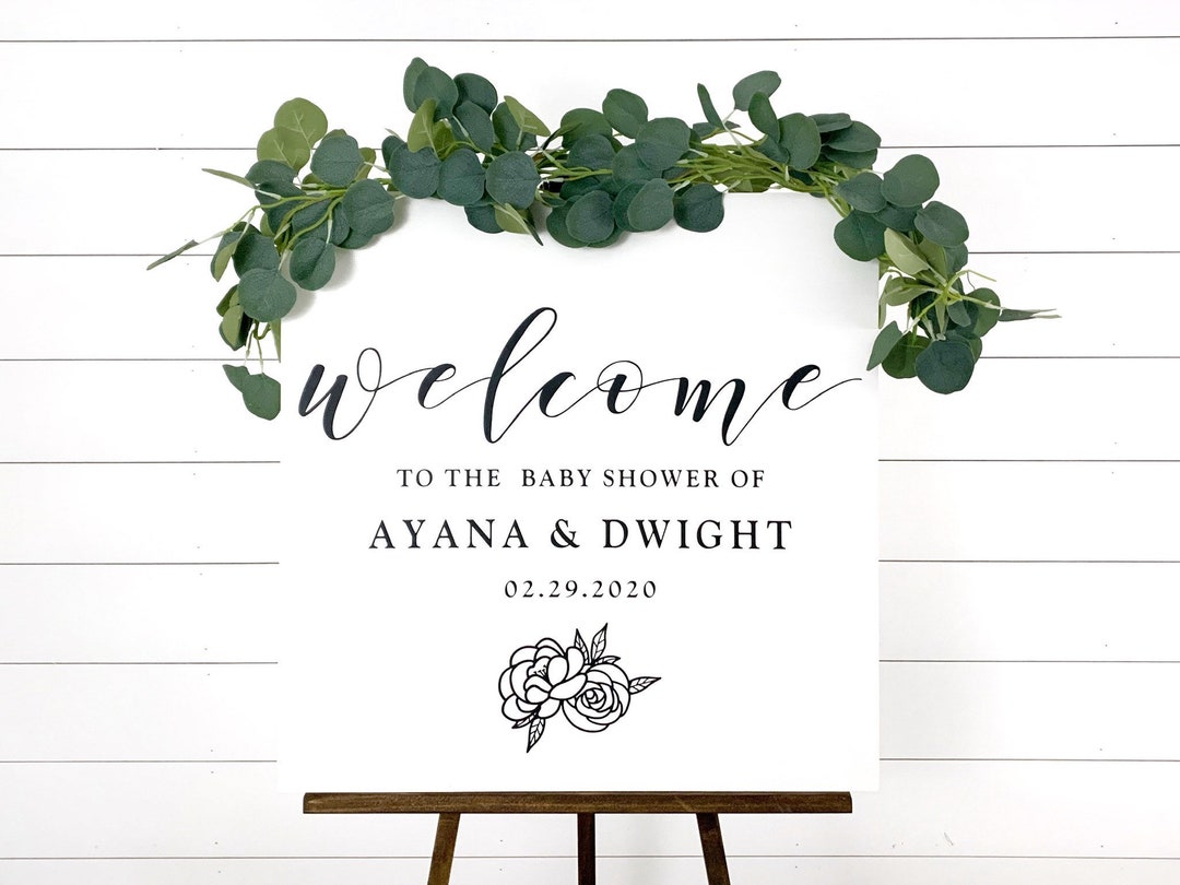 Welcome Sign Personalized Sign Custom Wood Event Decor - Etsy