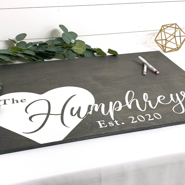 Rustic Guest Book - Etsy