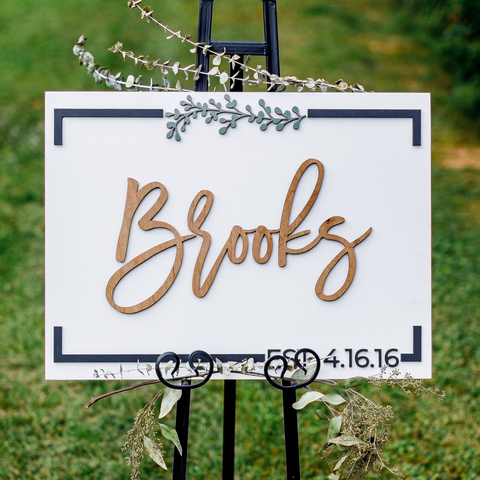 3D Name Sign 3D Wedding Welcome Sign Custom Wood Wedding | Etsy