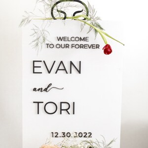 3D Minimalist Wedding Welcome Sign, Custom Wood Wedding Sign, Welcome ...