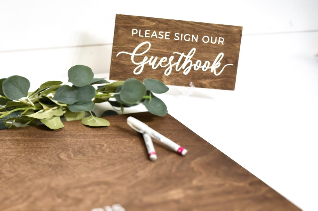 Please Sign Our Guest Book Sign - Etsy