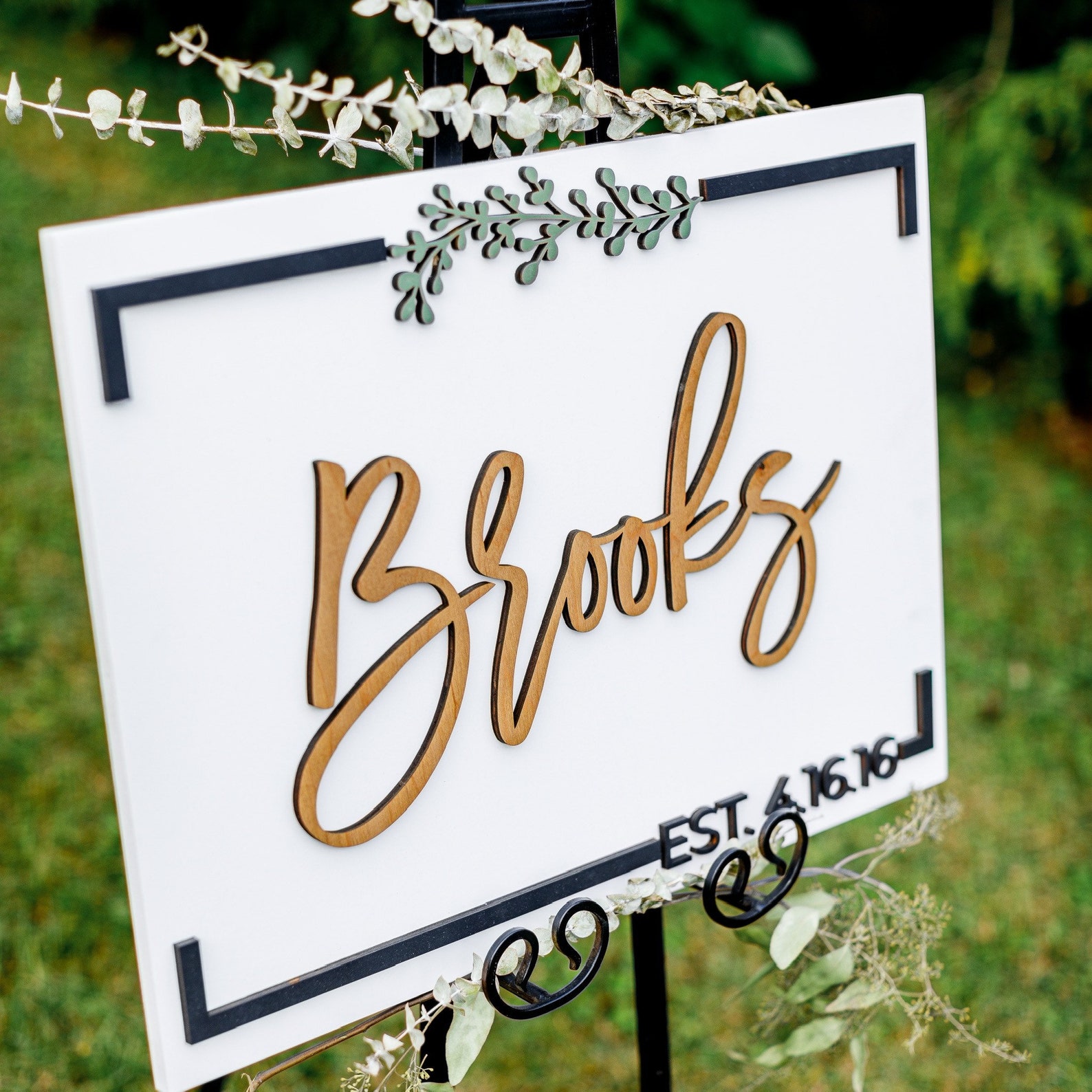 3D Name Sign 3D Wedding Welcome Sign Custom Wood Wedding - Etsy