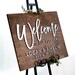 3D Wedding Welcome Sign, 3D Wedding Signage, Custom Wood Wedding Sign ...