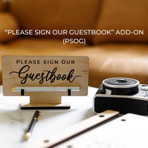 Custom Engraved Wedding Book, Wooden Wedding Guest Book, Personalized ...