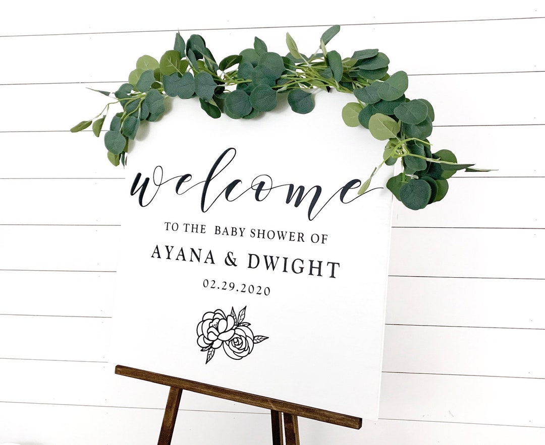 Welcome Sign Personalized Sign Custom Wood Event Decor - Etsy