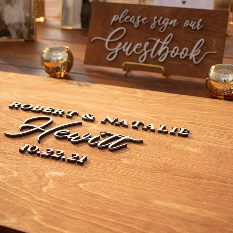 Rustic Wedding Guest Book - Etsy