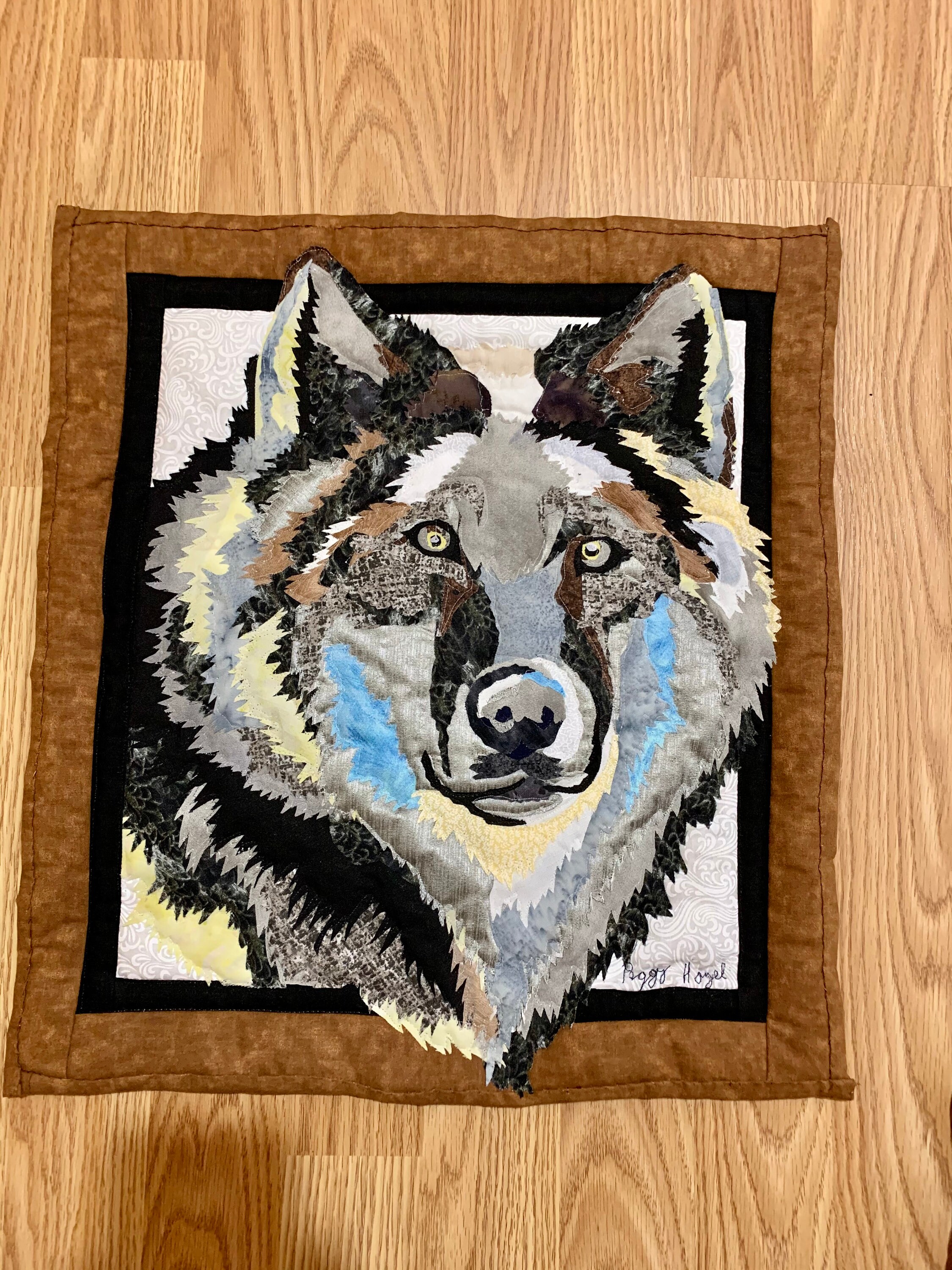 WOLF Textile Wall Hanging - Etsy