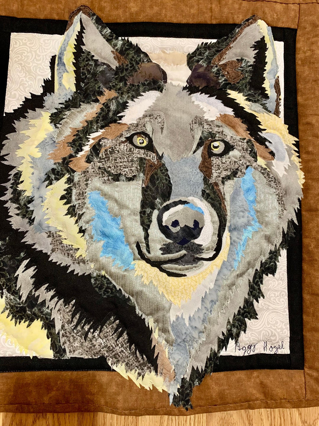 WOLF Textile Wall Hanging - Etsy