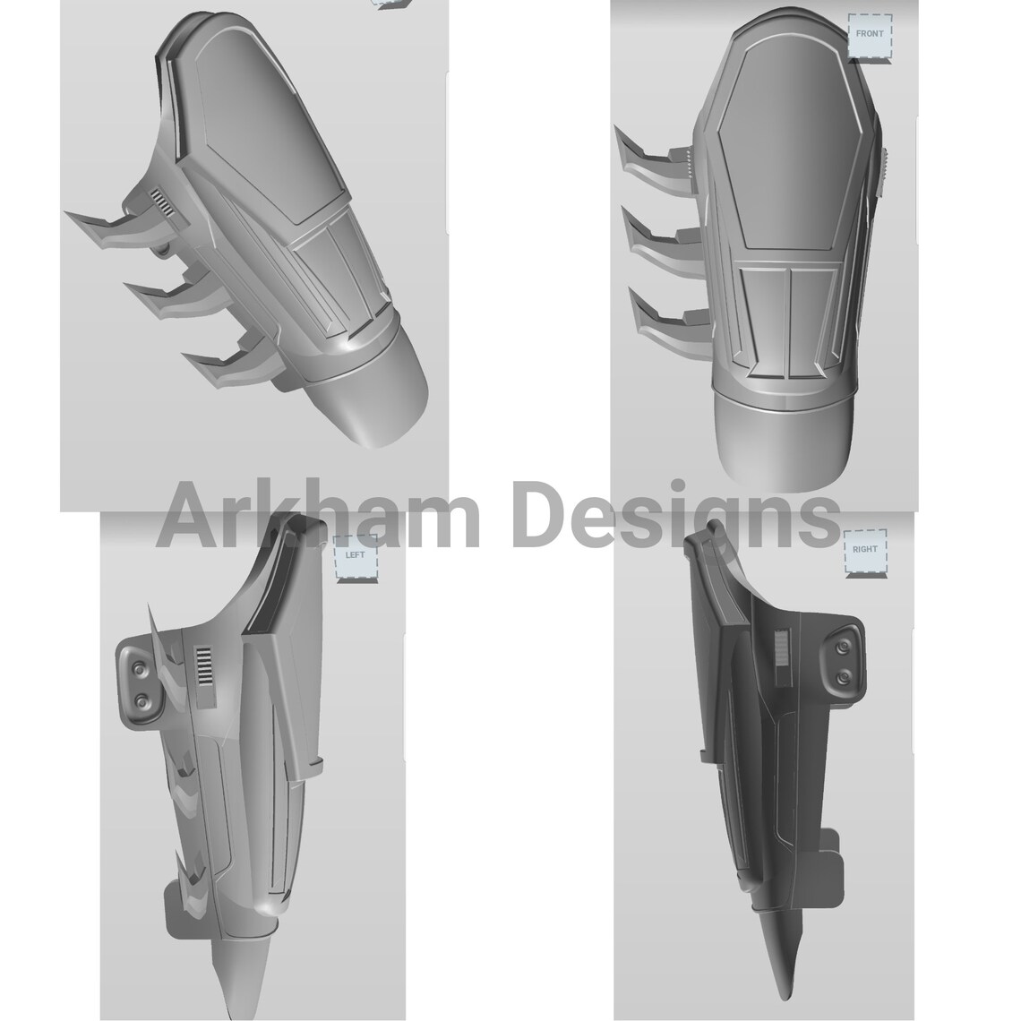 Arkham Origins Gauntlets 3D Print-DIGITAL FILES ONLY | Etsy