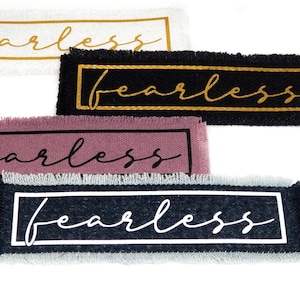 Fearless Iron on Patch - Etsy