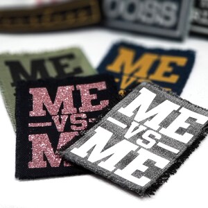 Me Vs Me Iron on Patch - Etsy