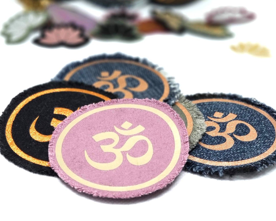 Om Symbol Iron on Patch - Etsy