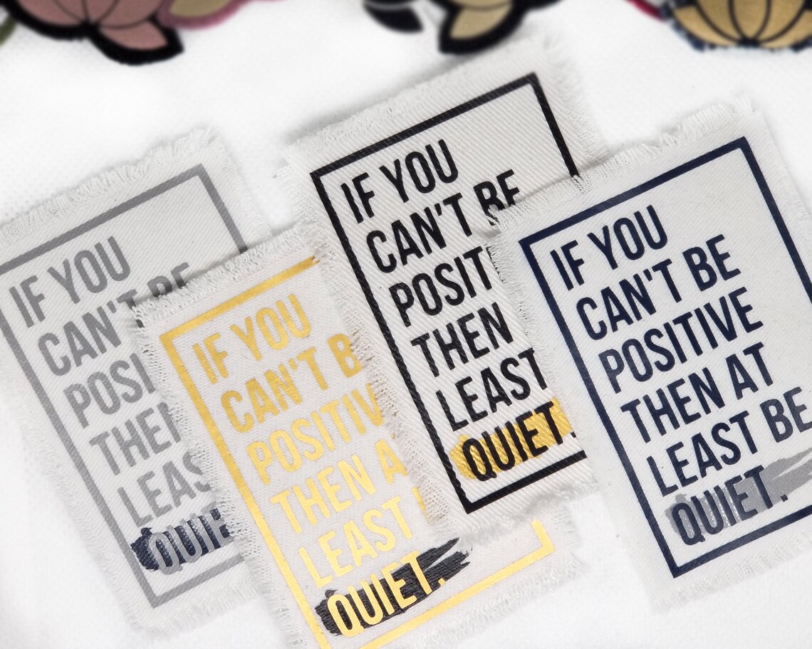 Funny Iron on Patch | Etsy