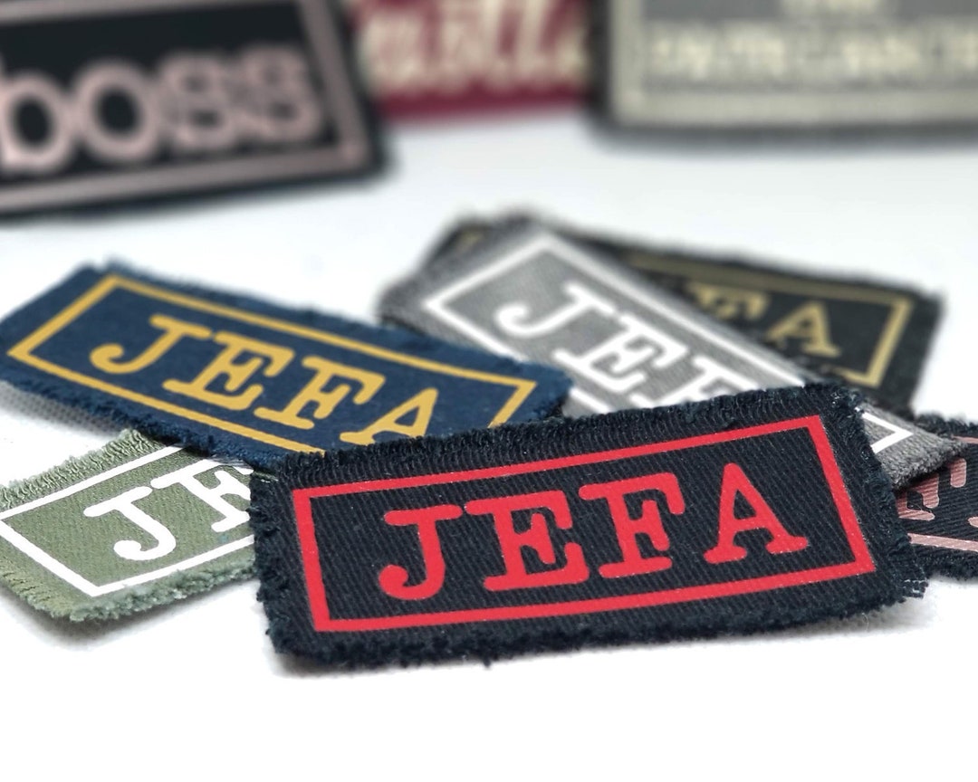 Custom Jefa Iron on Patch - Etsy