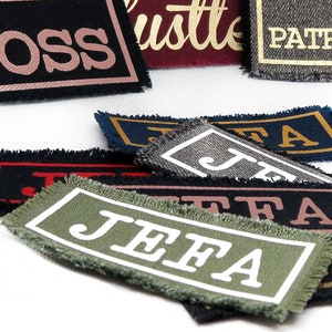 Custom Jefa Iron on Patch - Etsy