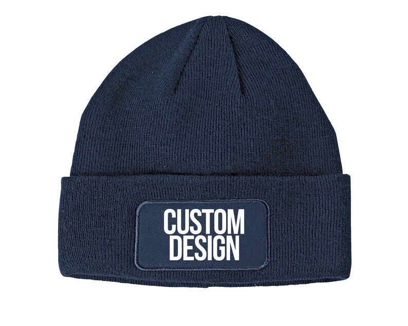 Custom Beanie Unisex Hat Custom Cap Single Color Logo - Etsy