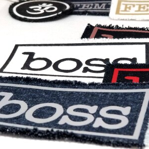 Iron on Boss Patch - Etsy