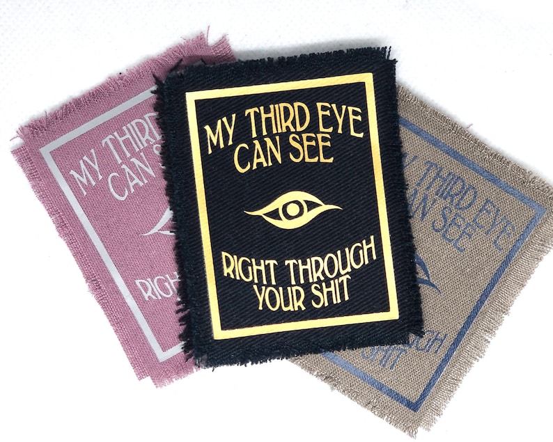 Third Eye Iron on Patch | Etsy