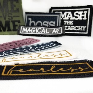Fearless Iron on Patch - Etsy