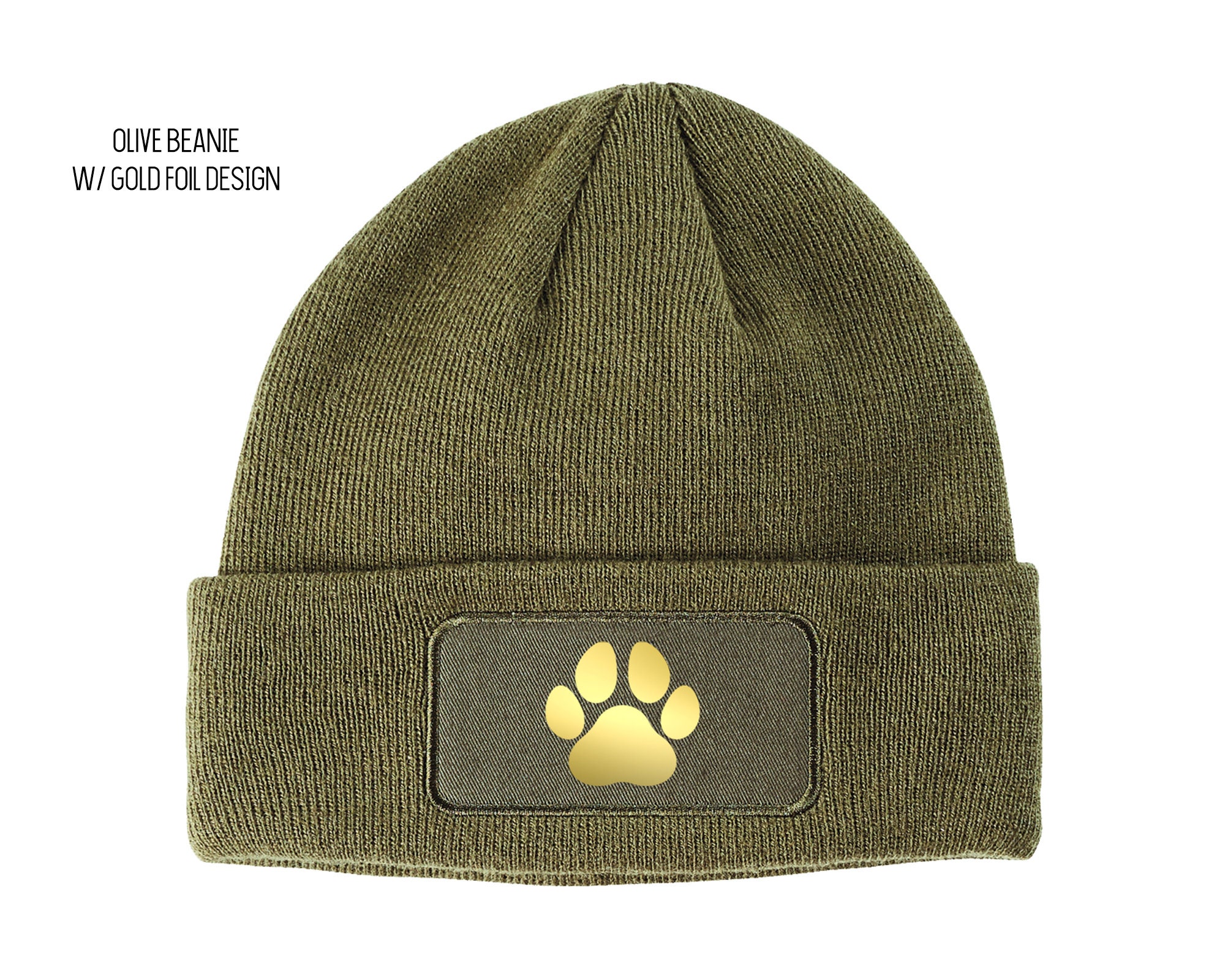 Dog Paw Print Beanie Dog Lover Hat Paw Print Skull Cap | Etsy
