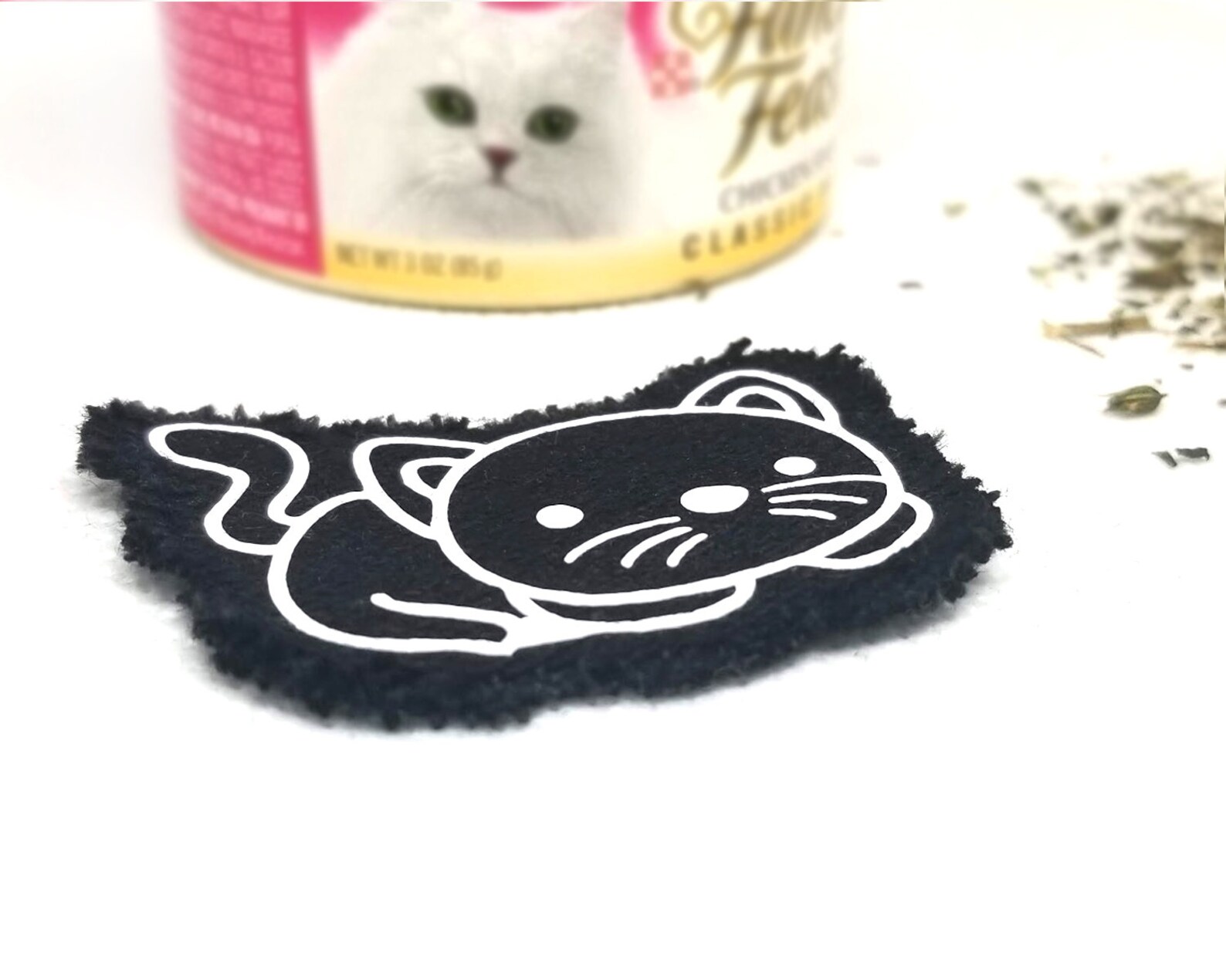 Cute Cat Iron on Patch | Etsy