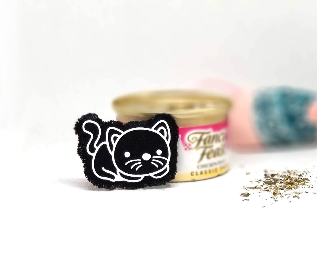 Cute Cat Iron on Patch - Etsy