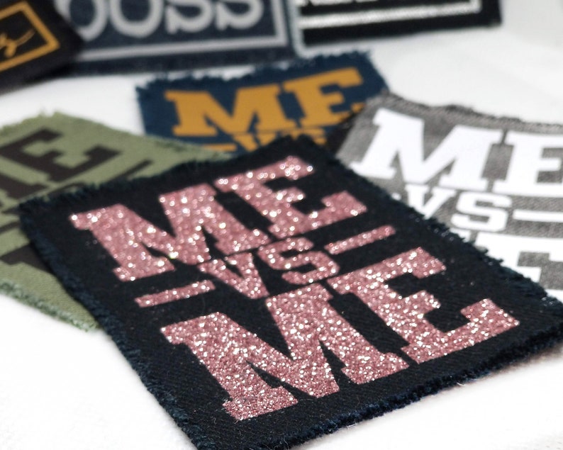 Me Vs Me Iron on Patch - Etsy