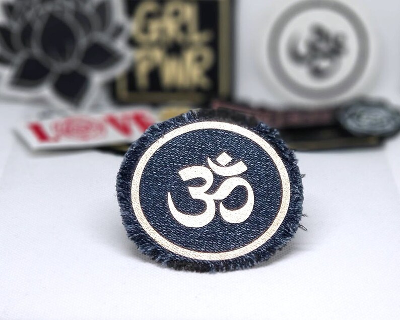 Om Symbol Iron on Patch - Etsy