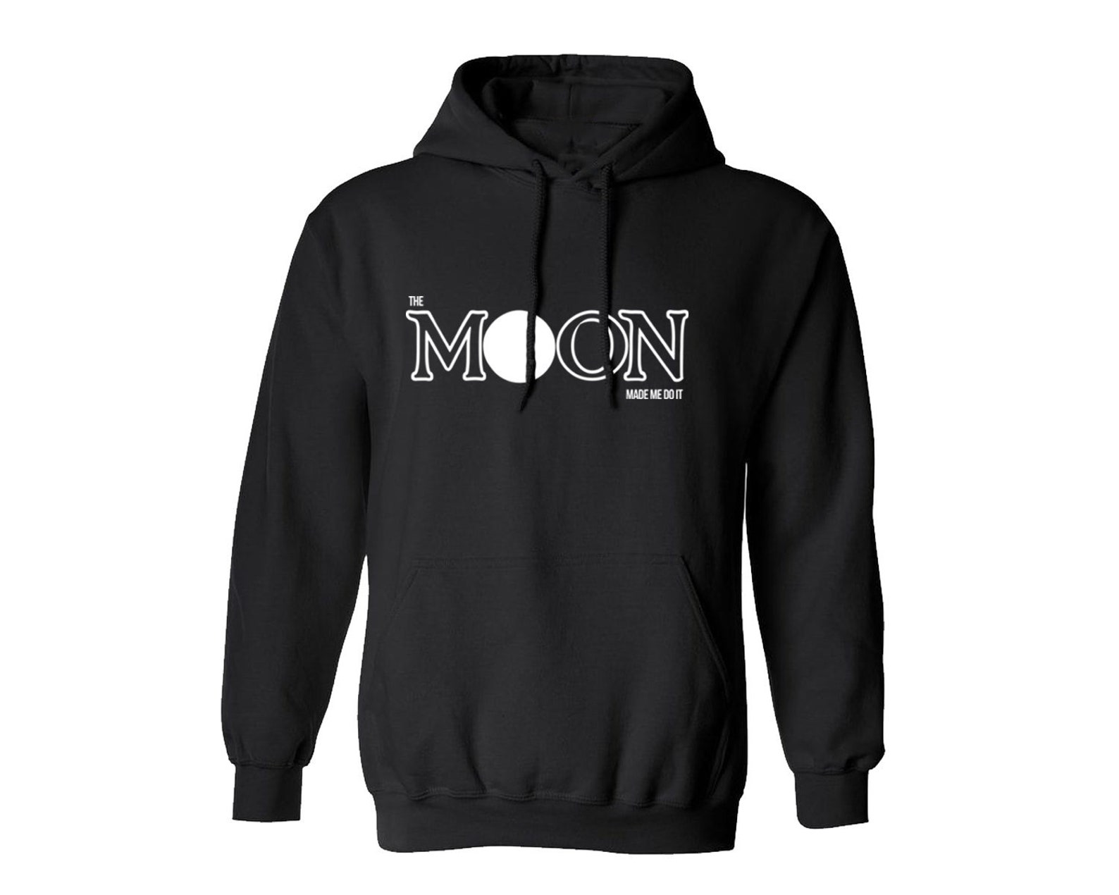 Funny Moon Hoodie Moon Lover Unisex Hoodie | Etsy