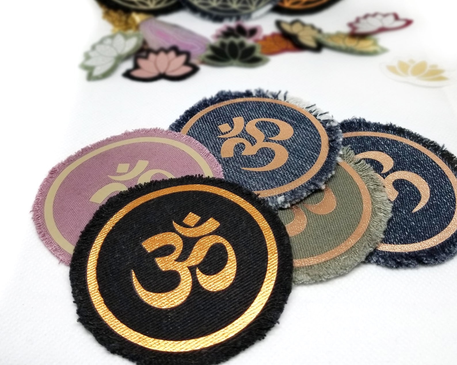 Om Symbol Iron on Patch - Etsy