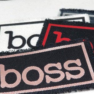 Iron on Boss Patch - Etsy