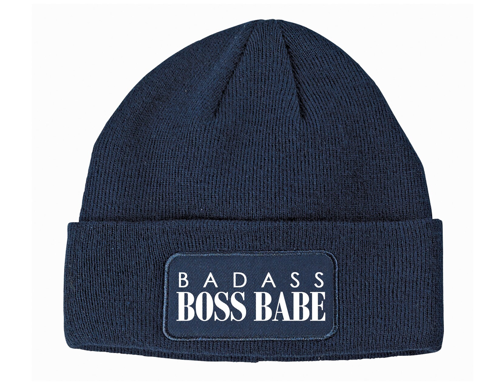 Boss Babe Beanie | Custom Knit Beanie - Etsy