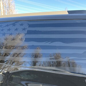 Yukon XL, Suburban, Escalade American Flag Vinyl Decal Stickers - Etsy