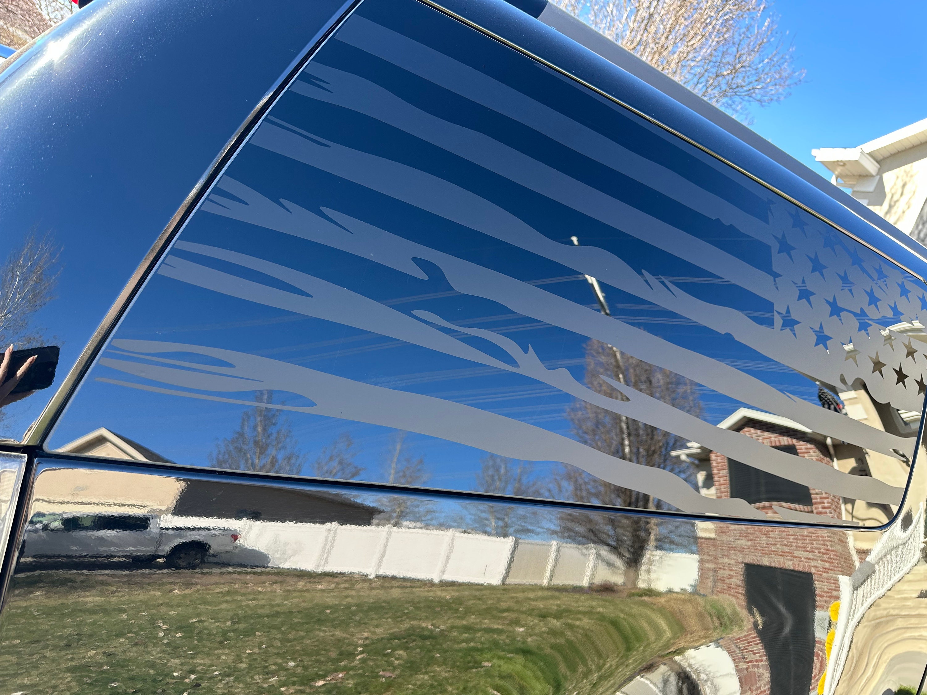 Yukon XL, Suburban, Escalade American Flag Vinyl Decal Stickers - Etsy