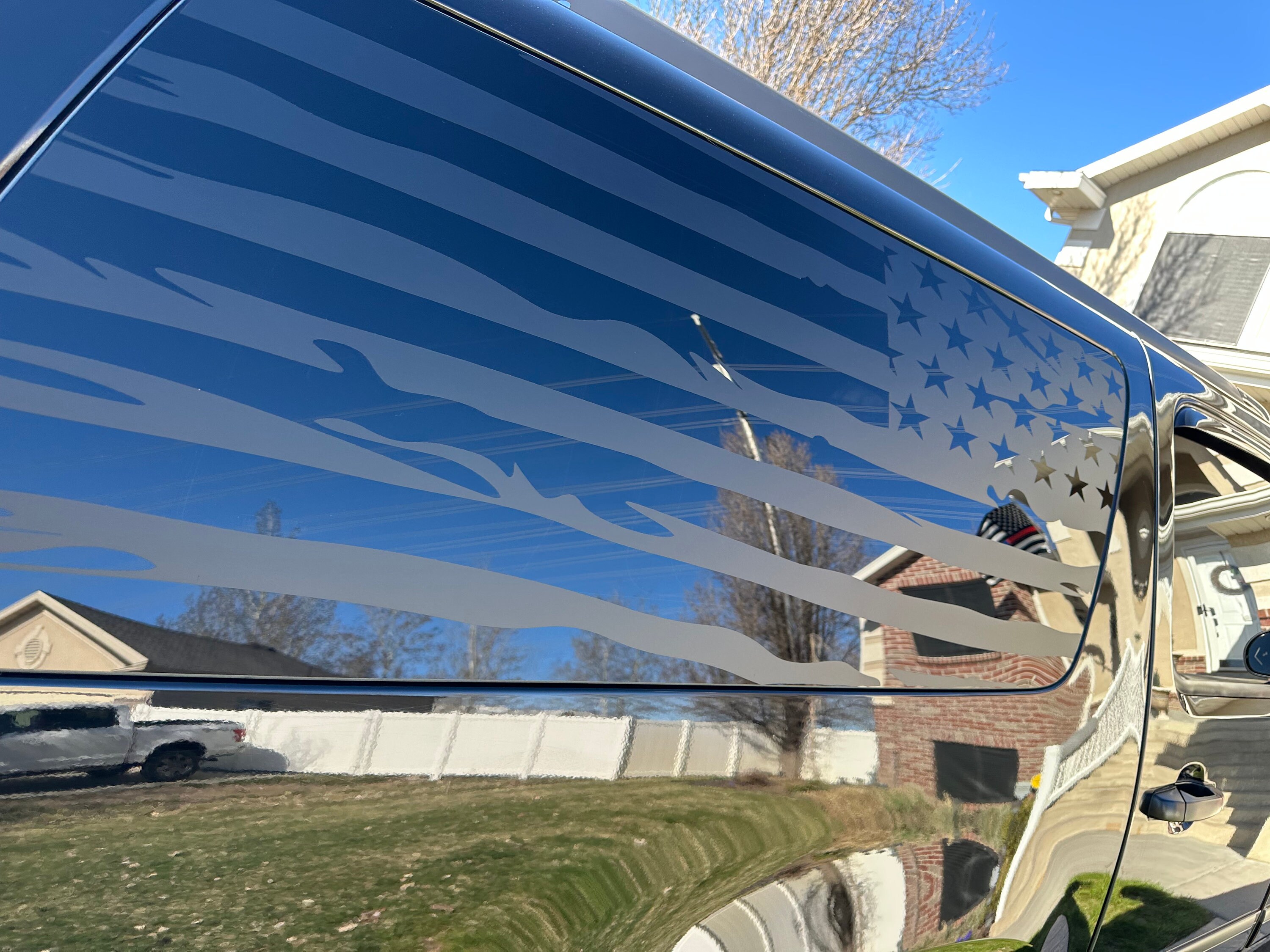 Yukon XL, Suburban, Escalade American Flag Vinyl Decal Stickers - Etsy