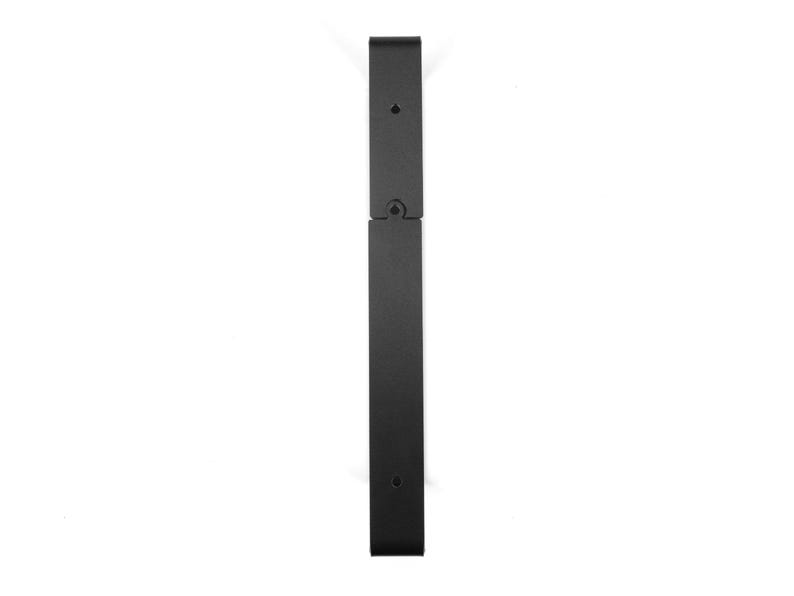 Matte Black Desk Shelf Legs: Steel Monitor Stand Base With Cork Pad - Etsy
