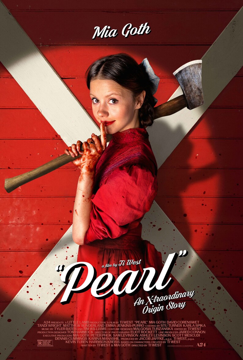 Pearl Movie Poster Quality Glossy Print Photo Wall Art Stars Mia Goth ...