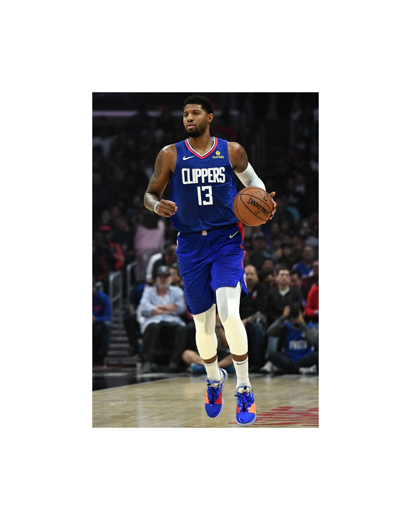 Paul George Poster Los Angeles Clippers Glossy Quality Print Photo Wall ...