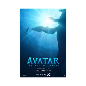 Avatar the Way of Water Movie Poster Quality Glossy Print Photo Wall ...