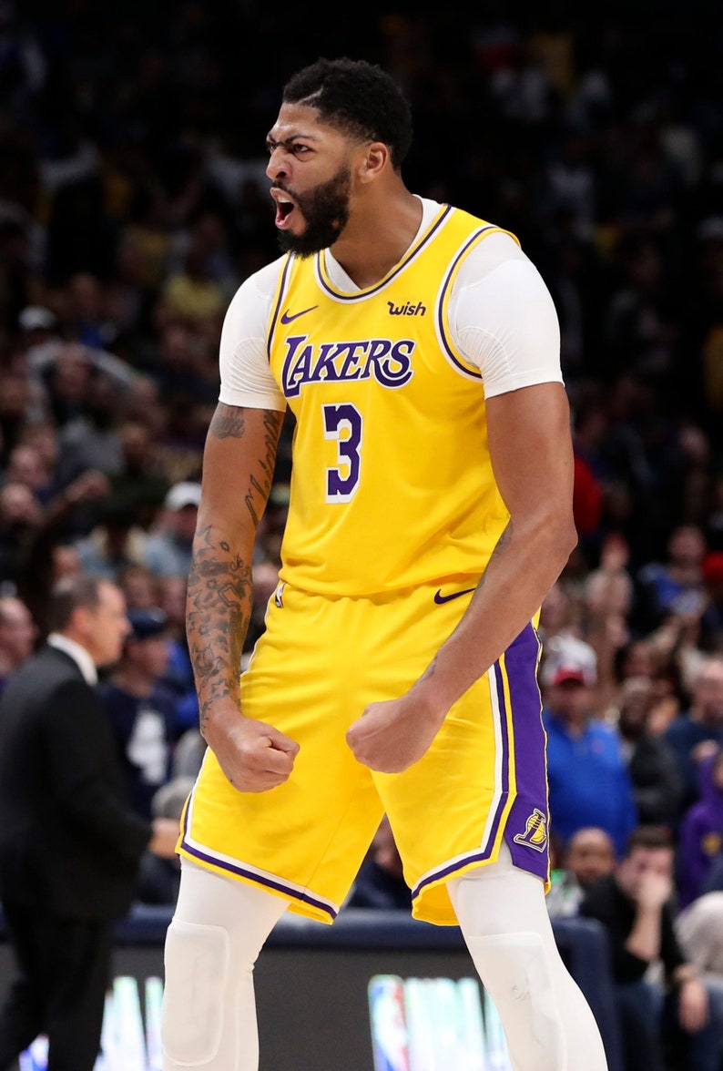 Anthony Davis Poster Los Angeles Lakers Glossy Quality Print - Etsy