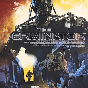 The Terminator Movie Poster Quality Glossy Print Photo Wall Art Arnold ...