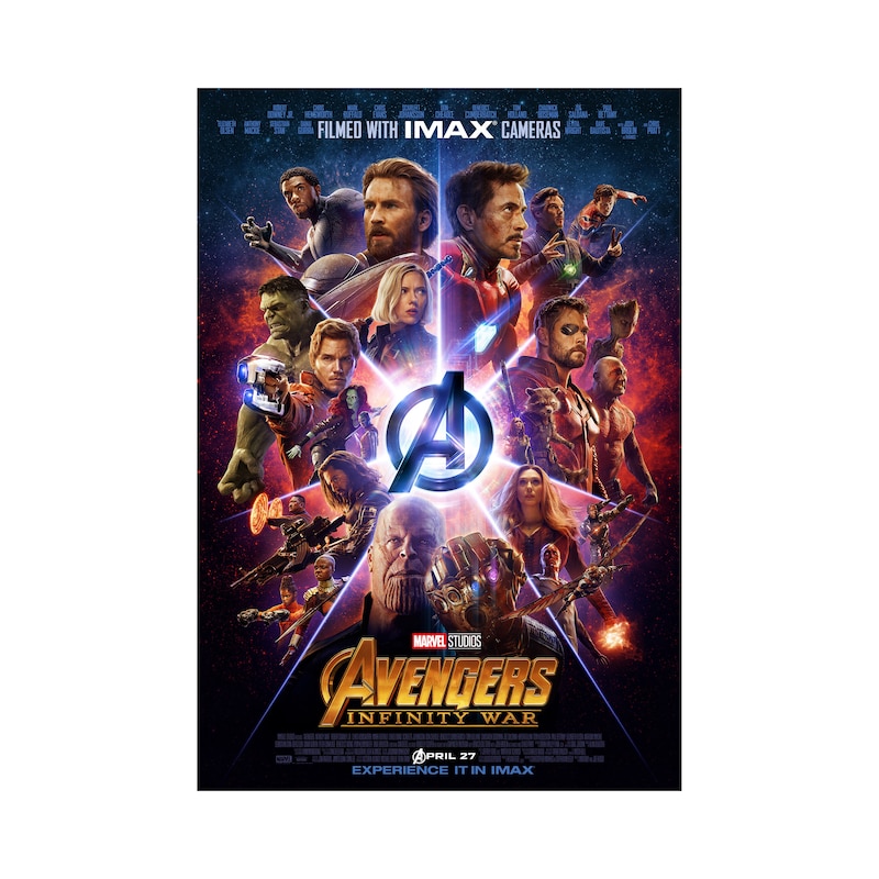 Infinity War Poster - Etsy