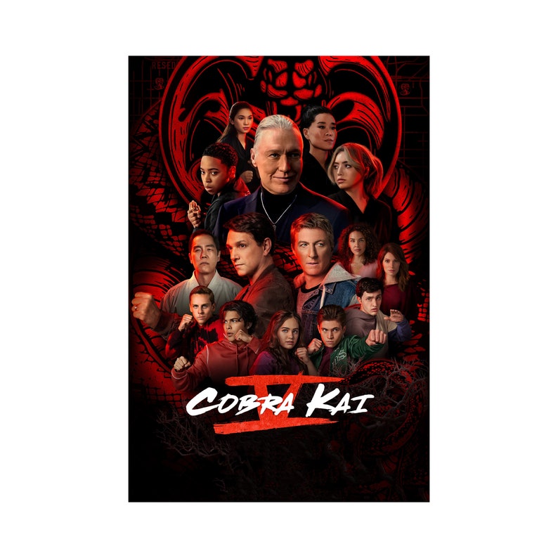 Cobra Kai Season 5 Movie Poster TV Series Quality Glossy Print - Etsy